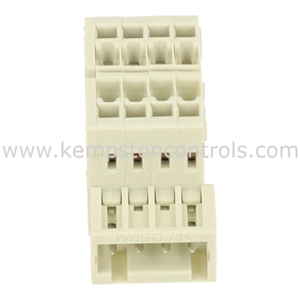 WAGO 734-364 WAGO COMBI STRIP, PIN AND SOCKET CONNECTION 4-POLE LIGHT ...