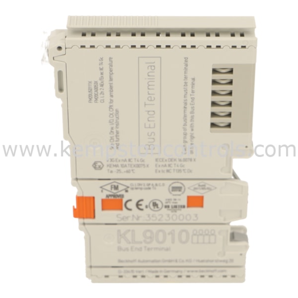 Beckhoff KL9010 BECKHOFF KL9010 BUS END TERMINAL | Kempston Controls