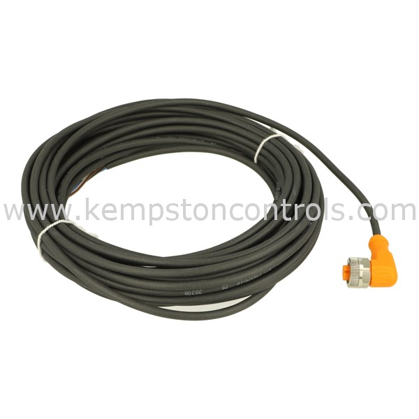 IFM EVC006 IFM CABLE & CONNECTOR M12X1, ANGLED, 250V AC/300V DC ...