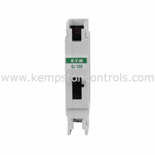 Eaton GI1015 MCCB, 15A, 480VAC, SINGLE POLE, G-FRAME, COMPLETE BREAKER ...