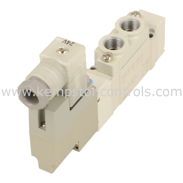 SMC SY5120-5DZ-01F-Q SMC G1/8 BODY PORTED SINGLE SOLENOID VALVE DIN PLUG | Kempston Controls