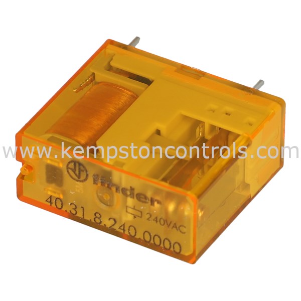 Finder 40.31.8.230.0000 FINDER RELAY 10A 230VAC, 1 CO | Kempston Controls