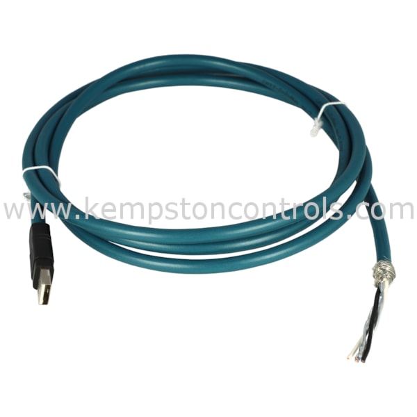 Phoenix 1655784 PHOENIX ASSEMBLED USB CABLE, SHIELDED, WATER BLUE, USB ...