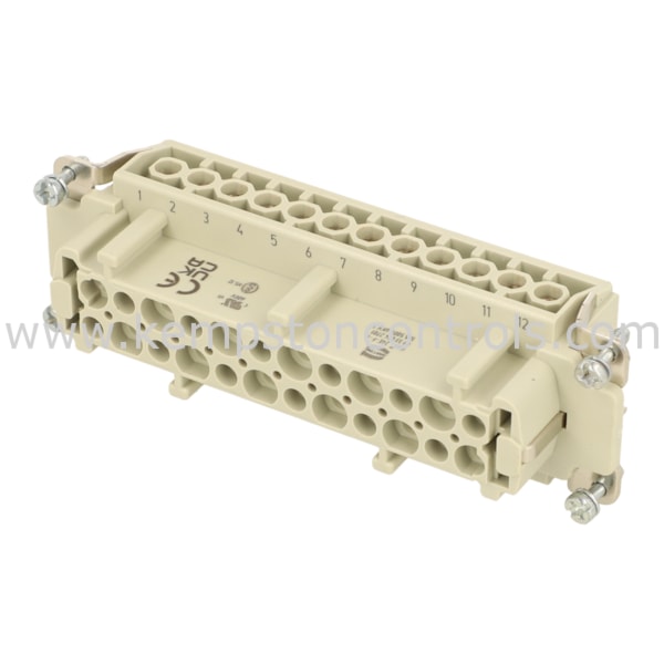 HARTING 09330242701 HARTING CONNECTOR, HEAVY DUTY, 24+PE, RECEPTACLE ...