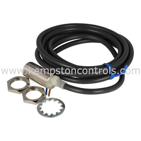 Omron E2E-X5Y1 2M OMRON PROXIMITY SENSOR, 5MM RANGE, INDUCTIVE, M18, SHIELDED, AC, 2-WIRE, NO ...