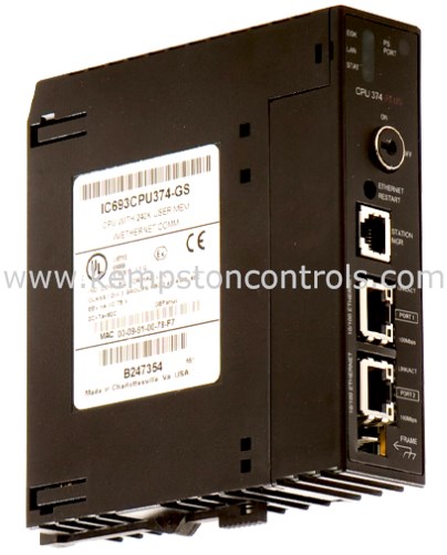 GE IC693CPU374 GE IC693CPU374 CPU MODULE MODEL 3 | Kempston Controls