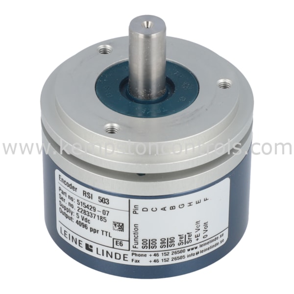 Leine Linde 515429-07 LEINE LINDE INCREMENTAL ENCODER, 4096 PPR, 6 ...