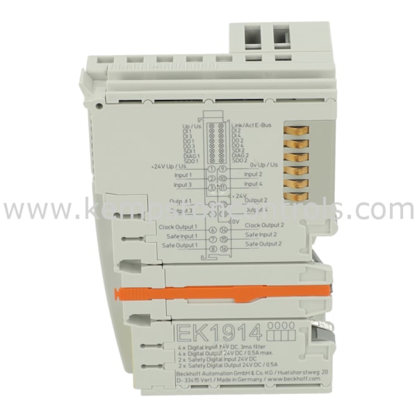 Beckhoff EK1914 BECKHOFF ETHERCAT COUPLER WITH STANDARD SAFETY I/OS ...