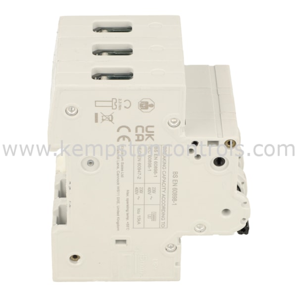 Wylex PSB363-D WYLEX 63A 3 PHASE TYPE D MCB | Kempston Controls