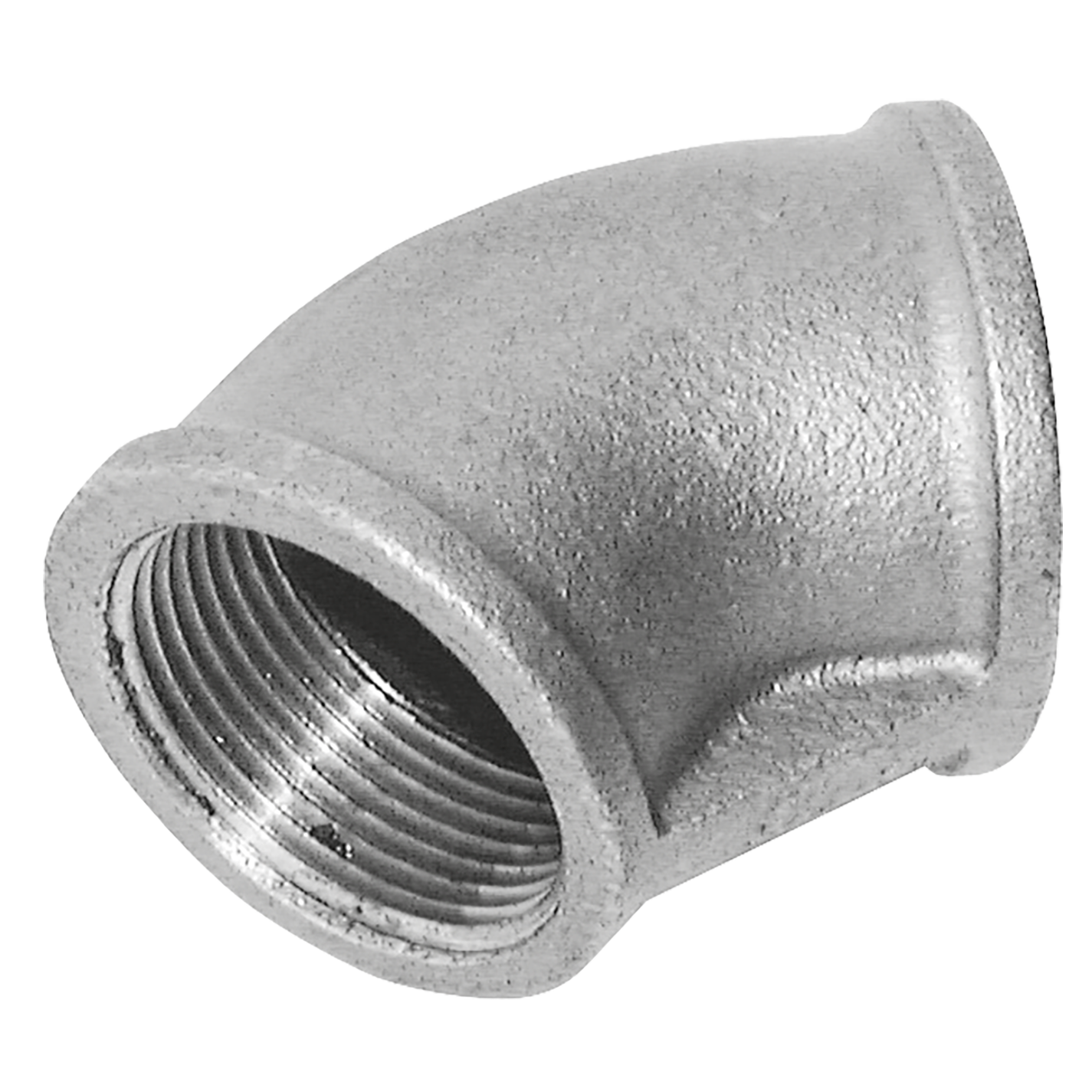 Crane C155-12 CRANE 1/2" BSPT FEMALE 45° ELBOW FIG155 GALVANISED ...