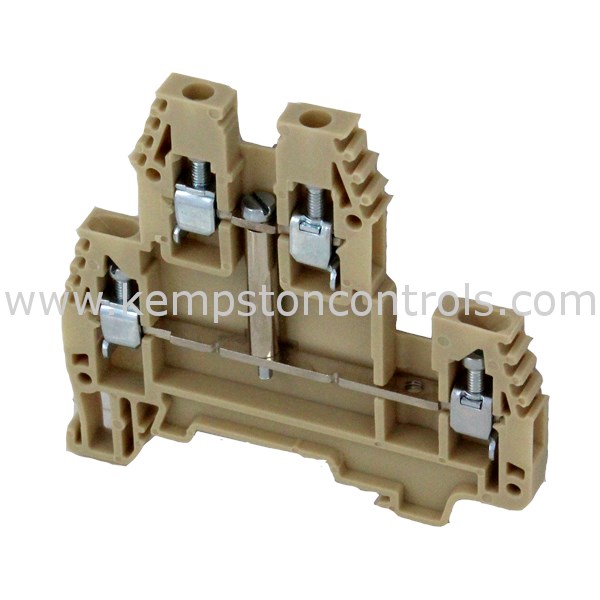 IMO ERD2.5VBEIGE SCREW CLAMP TERMINAL 2.5MM, 300V, 20A, DOUBLE DECK BEIGE, WITH LINK 317120I ...