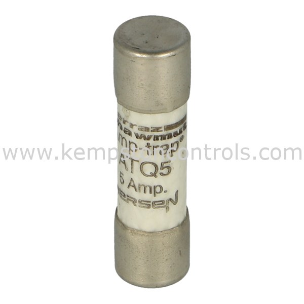 Mersen ATQ5 ATQ5 FUSE AMP-TRAP® 500V 5A TIME-DELAY MIDGET ATQ SERIES ...