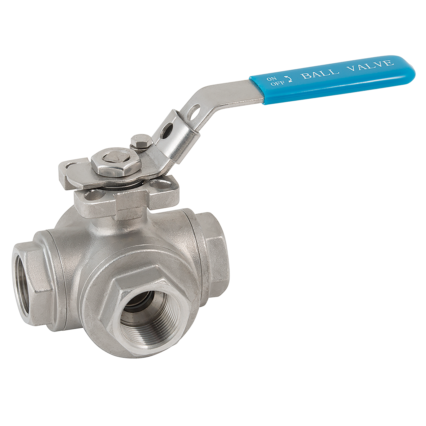 Genebre 2040-112 GENEBRE 1.1/2" BSP SS 3-WAY L-PORT BALL VALVE - DIRECT ...