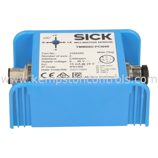 Sick TMM88D-PCI090 SICK DYNAMIC INCLINATION SENSOR, 2 AXIS, +/- 90 ...