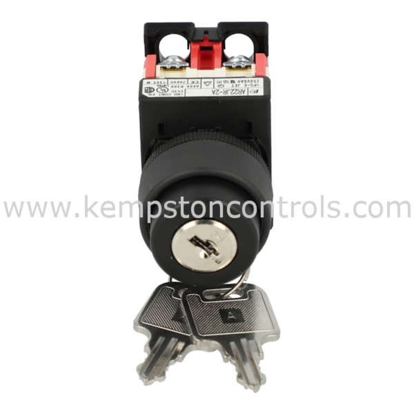 Fuji AR22JR-2A11A FUJI KEY SWITCH, 2 POS, MAINTAINED KEY REMOVEABLE ...
