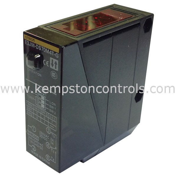 Omron E3JM-DS70M4T-G PHOTOELECTRIC SENSOR, DIFFUSE, 700MM RANGE, AC/DC, RELAY, TIMER 5S, CONDUIT ...