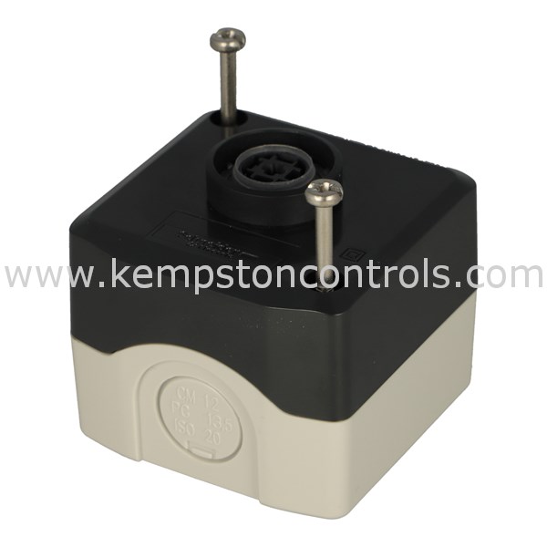 Schneider XALD102 SCHNEIDER ELECTRIC DARK GREY STATION, 1 GREEN FLUSH ...