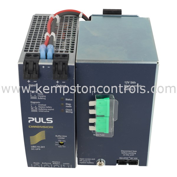 Puls UBC10.241 PULS DC-UPS STANDARD UNIT WITH INTEGRATED BATTERY ...