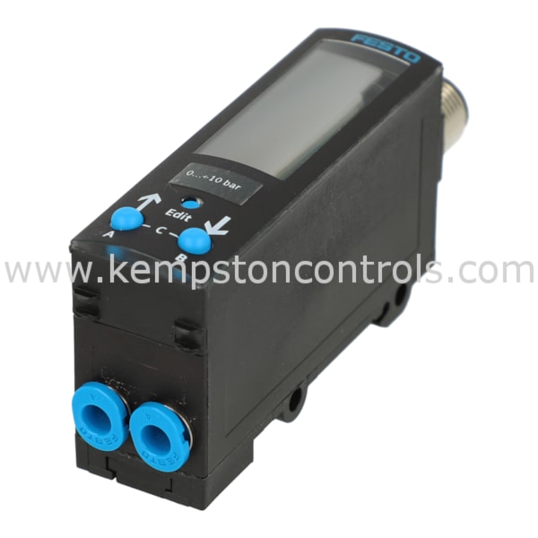 FESTO SDE3-D10D-B-HQ4-2P-M12 FESTO PRESSURE SENSOR, 10 BAR RANGE, 2XPNP ...