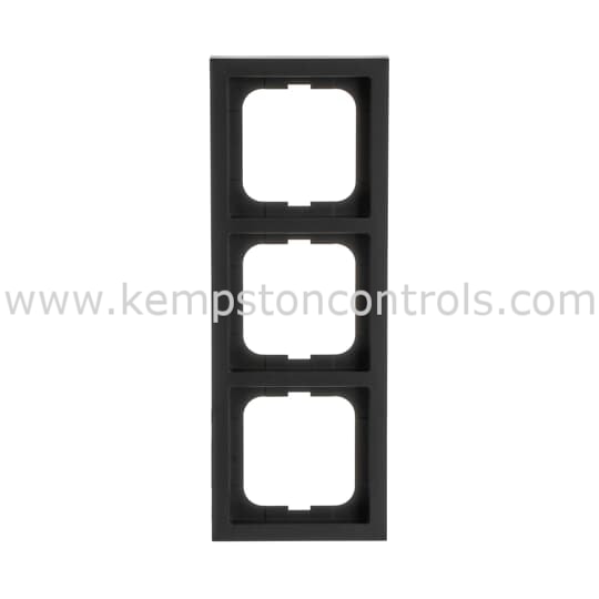 ABB 2CKA001754A4421 ABB COVER FRAME 3GANG BLACK MATT - FUTURE LINEAR ...