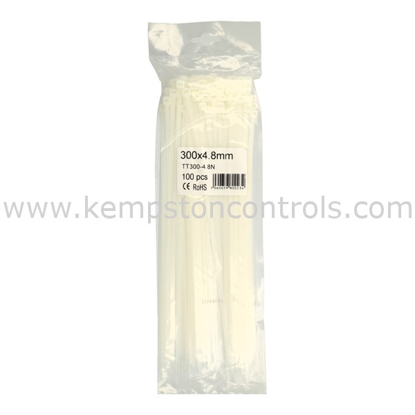 Termination Technology TT300-4.8N NYLON CABLE TIES 300MM X 4.8MM ...