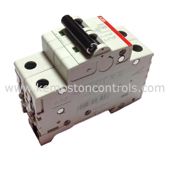 ABB 2CDS252001R0164 2CDS252001R0164 MINIATURE CIRCUIT BREAKER, 2 POLE, TYPE C, 16A | Kempston ...