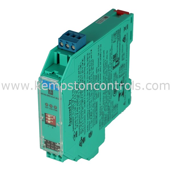 Pepperl + Fuchs KFA6-SR2-EX1.W.LB PEPPERL + FUCHS SWITCH AMPLIFIER, 207-253VAC, 1-CHANNEL ...