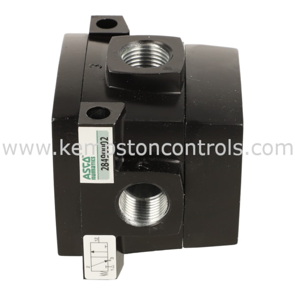 Emerson Asco 28490002 ASCO NUMATICS TAPPED POPPET VALVE 3/2 VALVE BODY ...