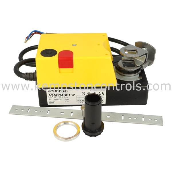 SAUTER ASM124SF132 SAUTER DAMPER ACTUATOR, 24V, 0-10VDC, 90°=60/120S ...