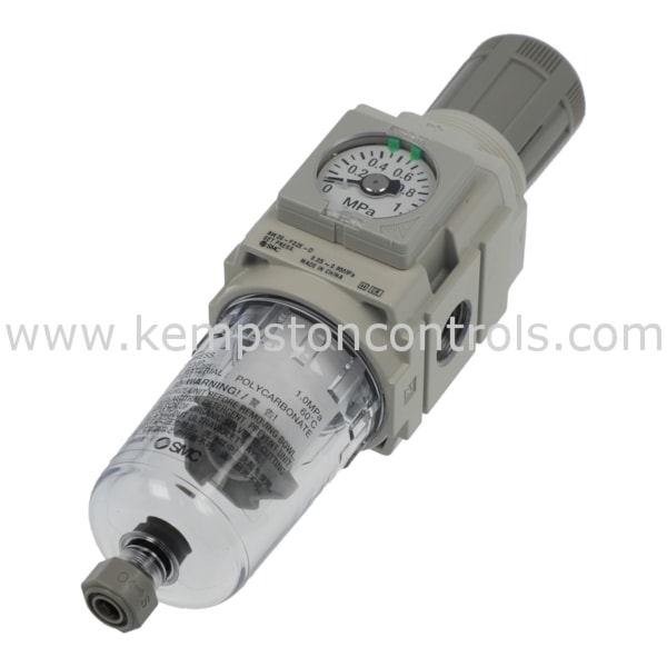 SMC AW20-F02E-D SMC G1/4 MODULAR FILTER REGULATOR 5 MICRON | Kempston ...