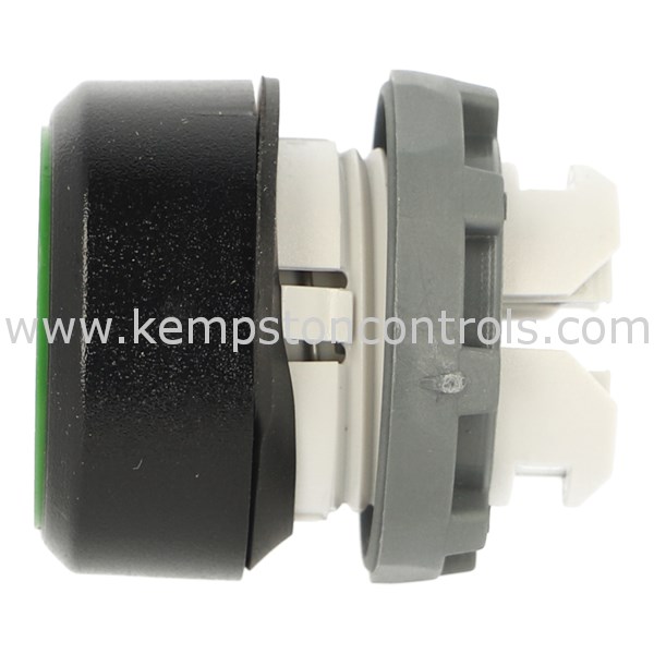 ABB 1SFA611100R1002 ABB MODULAR PUSHBUTTON, MOMENTARY, FLUSH, GREEN, NON-ILLUMINATED, BLACK ...