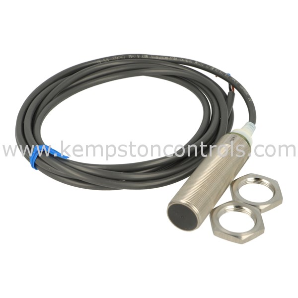 Omron E2A-S18LS08-WP-C1 2M OMRON INDUCTIVE SENSOR, M18, 8MM RANGE FLUSH, NPN NO, 2M CABLE ...