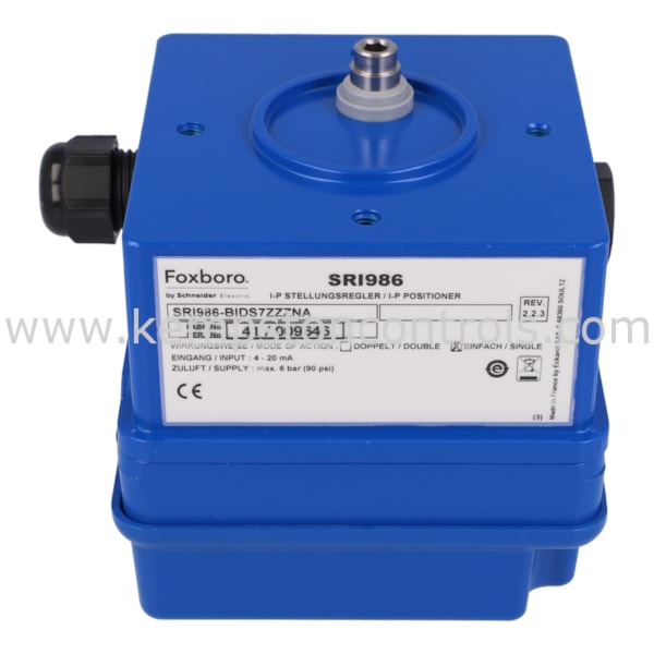 Schneider Process SRI986-BIDS7ZZZNA SCHNEIDER-FOXBORO ELECTRO-PNEUMATIC ...