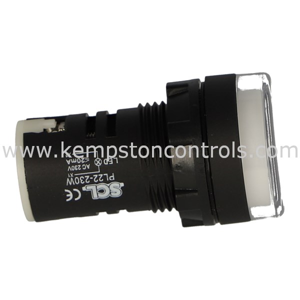 Crompton Controls PB110CBP CROMPTON CONTROLS WHITE LED PILOT LIGHT 230V ...