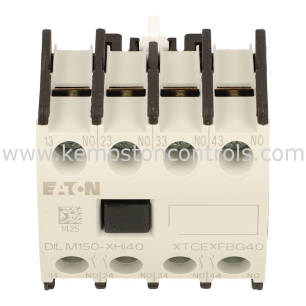 Eaton Moeller DILM150-XHI40 MOELLER AUXILIARY, TOP MOUNTING 4N/O ...