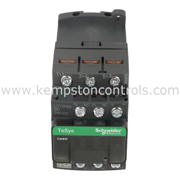 Schneider LC1D126BD SCHNEIDER IEC CONTACTOR, 12A, 3 POLE, 3 NO, 7.5HP ...