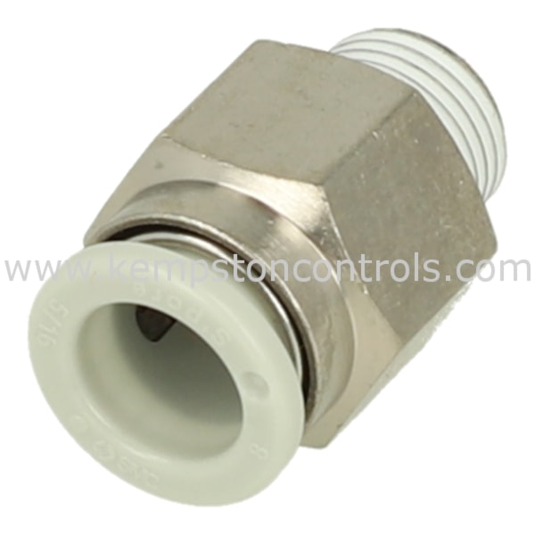 SMC KQ2H08-01NS SMC KQ2H, ONE-TOUCH FITTING WHITE COLOR - MALE ...