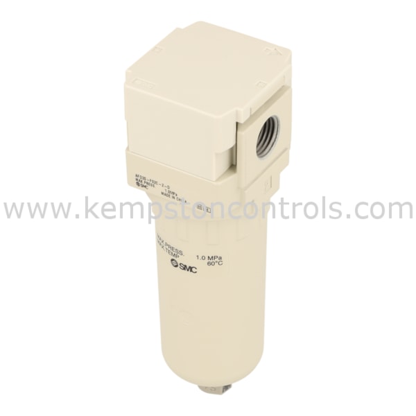 SMC AFD20-F02C-2-D SMC MICRO MIST SEPARATOR, METAL BOWL, G 1/4, AUTO ...