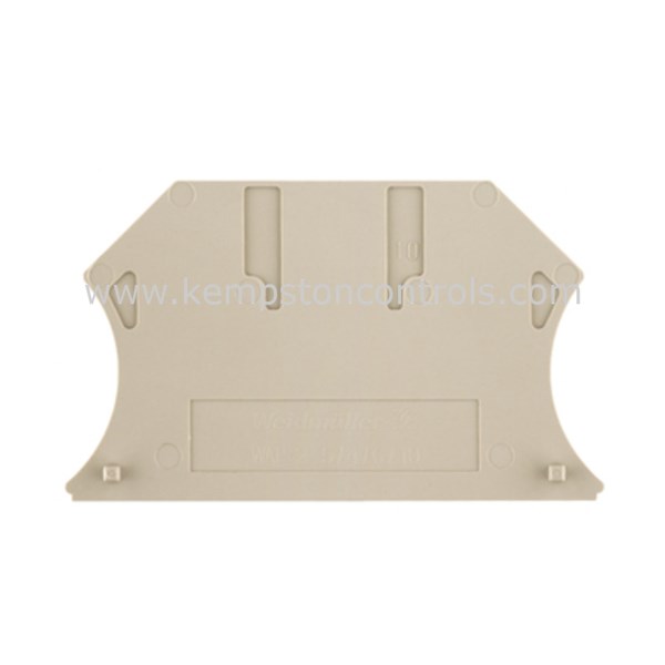 Weidmuller 1050000000 WAP 2.5-10 END PLATE, W-SERIES, MODULAR TERMINAL ...
