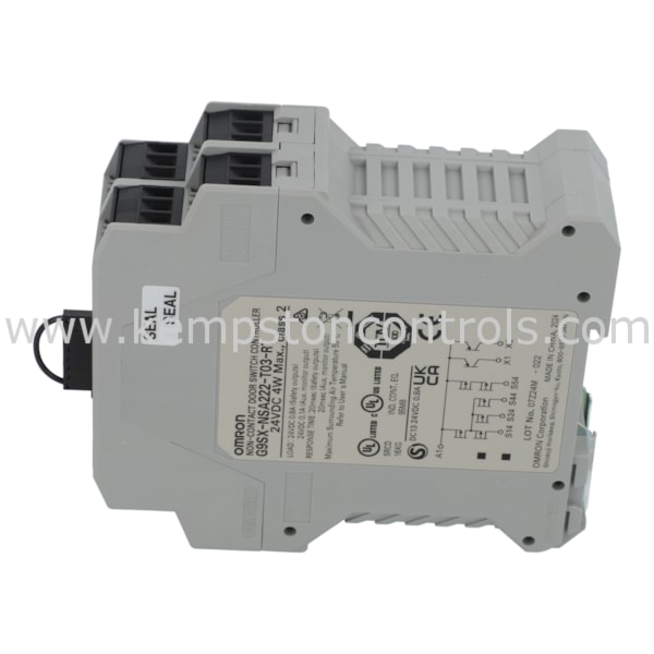 Omron G9SX-NSA222-T03-RT DC24 OMRON NON CONTACT DOOR SWITCH CONTROLLER FOR D40A, 2 INSTANTANEOUS ...