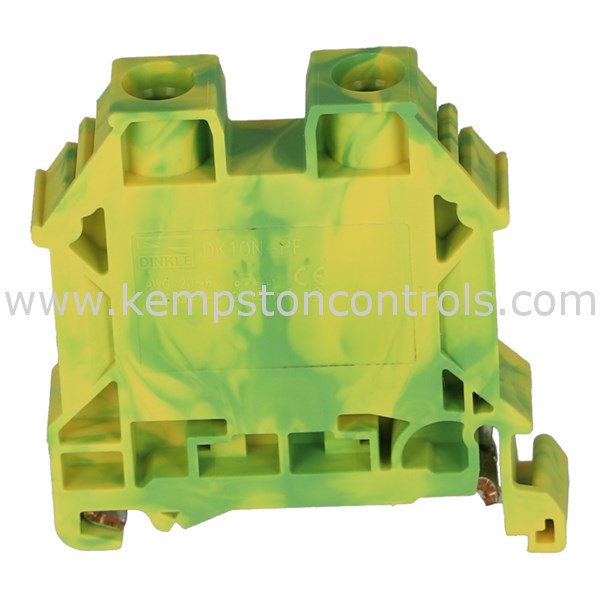 Dinkle DK10N-PE DINKLE 10MM DIN RAIL EARTH TERMINAL | Kempston Controls