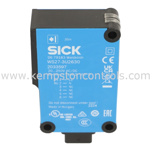 Sick WS27-3U2630 SICK PHOTOELECTRIC SENSOR, THROUGH BEAM, EMITTER ONLY ...