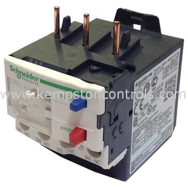 Schneider LRD07 SCHNEIDER O/L RELAY 1.6-2.5A | Kempston Controls