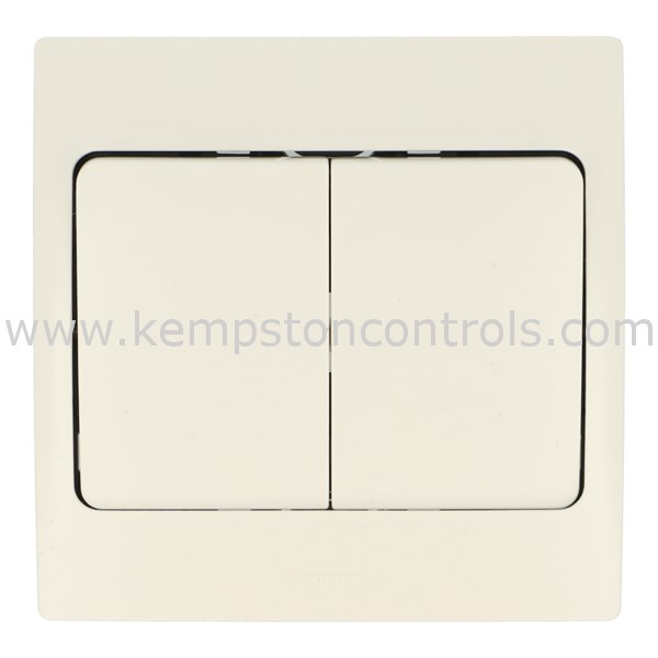 Legrand 281003 LEGRAND 2G2W 10A LARGE ROCKER SWITCH | Kempston Controls