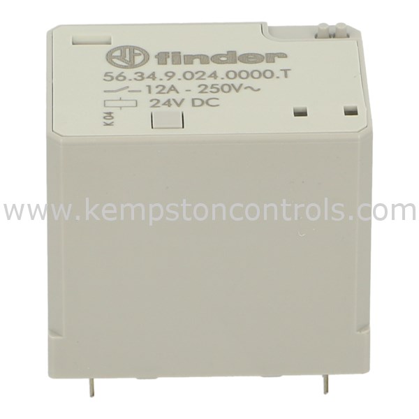 Finder 56.34.9.024.0000T FINDER MINIATURE POWER RELAY, CO (NPDT), 24V ...