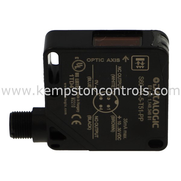 Datasensor S60-PA-5-T51-PP DATASENSOR PHOTOELECTRIC SENSOR, RETROREFLECTIVE, 2M RANGE, PNP LO DO ...