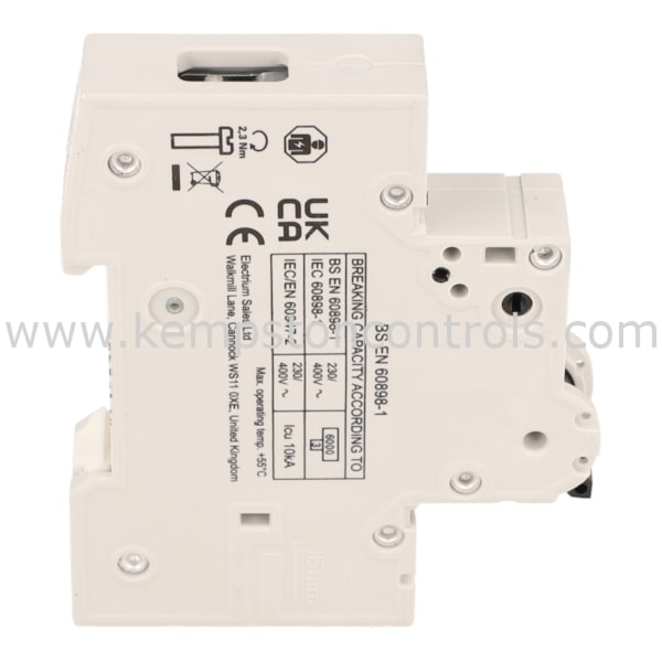 Crabtree 6FS32B CRABTREE LOADSTAR MCB, 32A, SINGLE POLE, B CURVE, 6KA | Kempston Controls