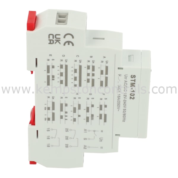Panel Essentials STM-102 MULTIFUNCTION TIME RELAY, 12-240VAC/DC, 10 ...