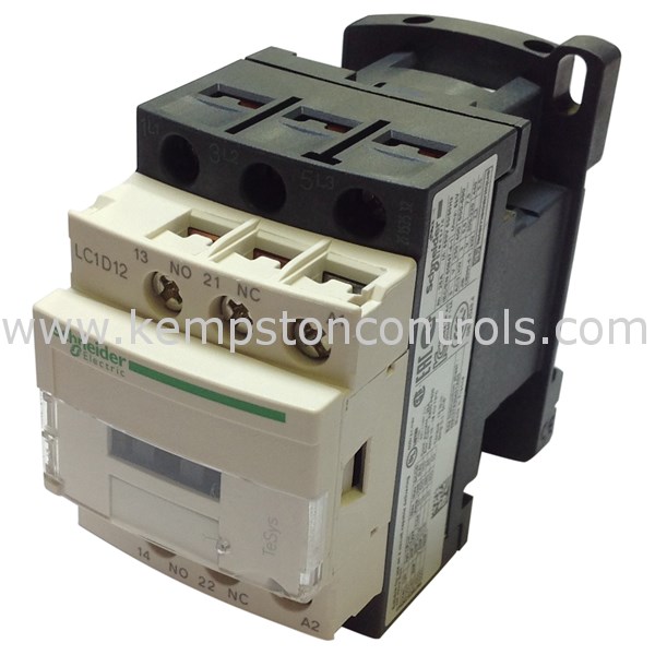 Schneider LC1D12U7 SCHNEIDER CONTACTOR 240AC 12A | Kempston Controls