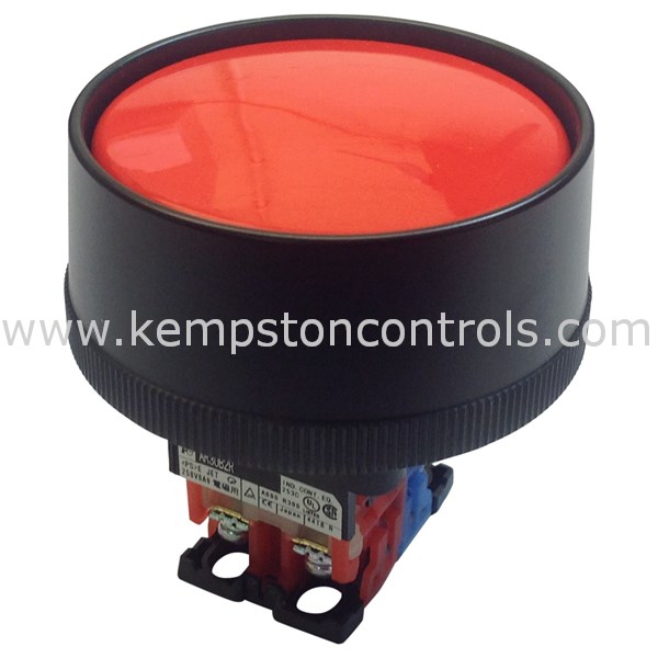 Fuji AR30B2R-11R 30MM PUSHBUTTON GIANT HEAD FULL GUARD RED 1N/O +1 N/C ...